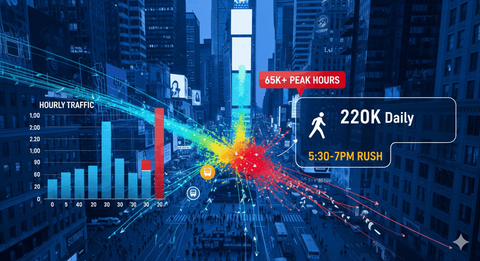Times Square Traffic Patterns: Peak Hours and Visibility Data — Welcome ...